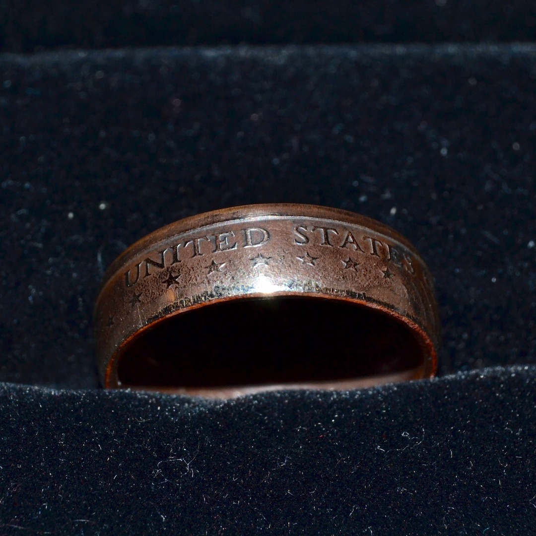 One Dollar Coin Rings - Etsy