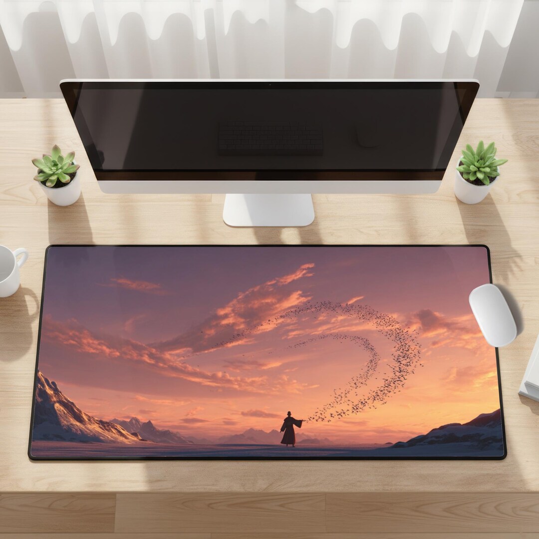 Prices Vary - Desk Mats & Mouse Pad - Monk, Mystical, Fantasy, Eastern ...
