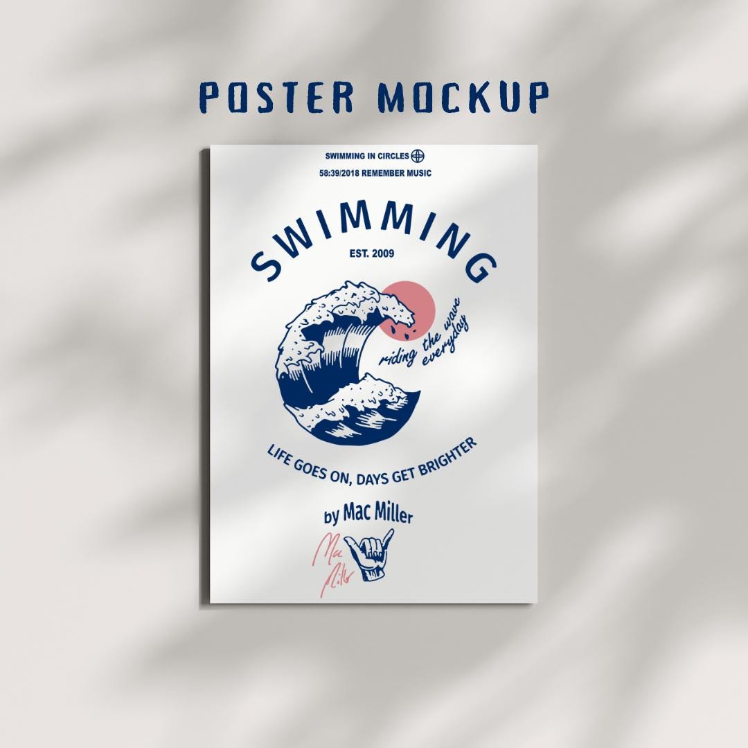 Mac Miller Png, Swimming Png, Digital Download - Etsy