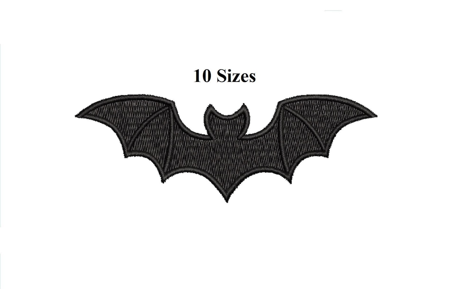 Bat Embroidery Design, Bat Machine Embroidery Designs, Instant Download ...