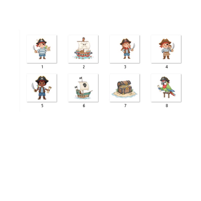 Pirates Clipart Bundle Png, Boat Digital Art - Etsy