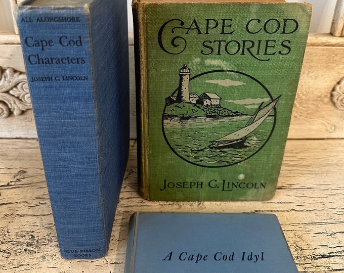 Vintage Cape Cod Book Stack - Trio of Books About Cape Cod - Etsy