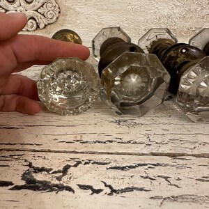 Vintage Glass Door Knob Lot - Etsy