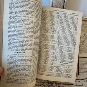 Vintage Swedish Bible - Lightly Tattered and Distressed - 1920's - Etsy