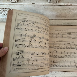 Antique Sheet Music Book 1882 the National Guide for Reed Organ Playing ...