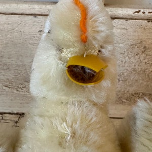 Vintage Steiff Chick With One Original Tag Mohair Baby Chicken Well ...