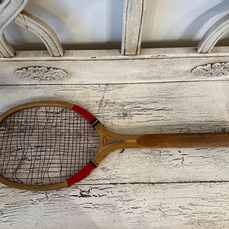 Wooden Tennis Racket - Etsy