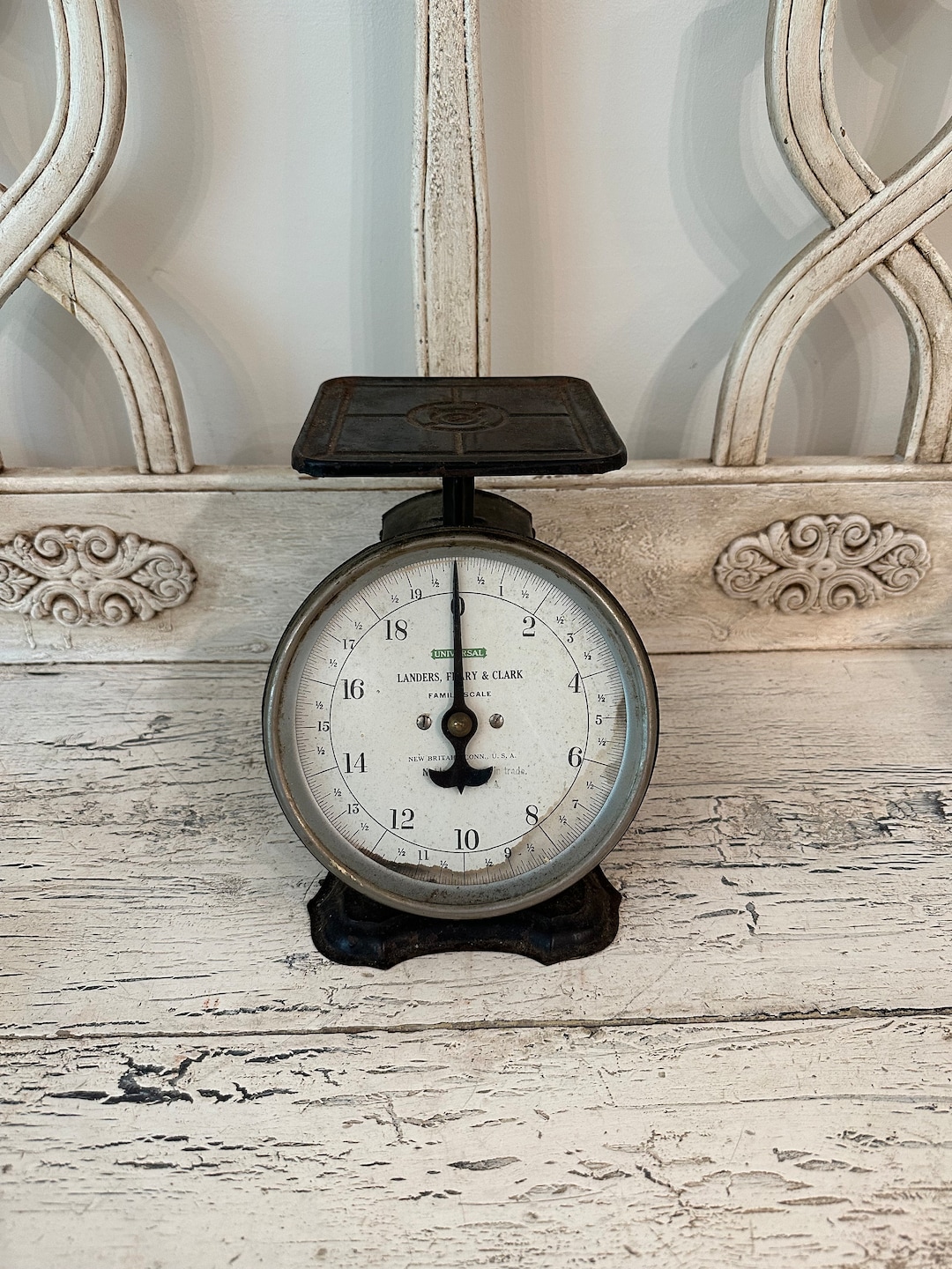 Vintage Kitchen Scale - Rusty, Black Scale - Etsy