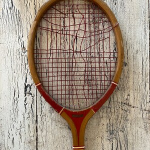 Antique Wooden Tennis Racket Beautiful 1920s Wards - Etsy