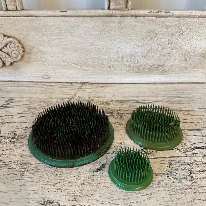 Metal Flower Frog - Etsy