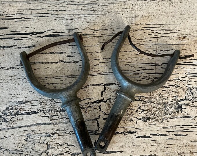 Vintage Oar Locks - Boat Hardware - Weathered Nautical Beach Decor ...