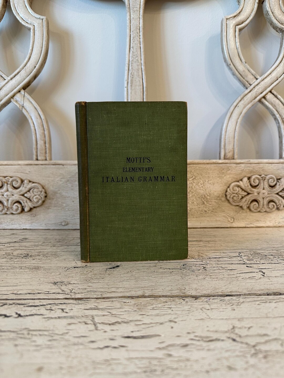 Antique School Book - Motts Elementary Italian Grammar - 1930's ...