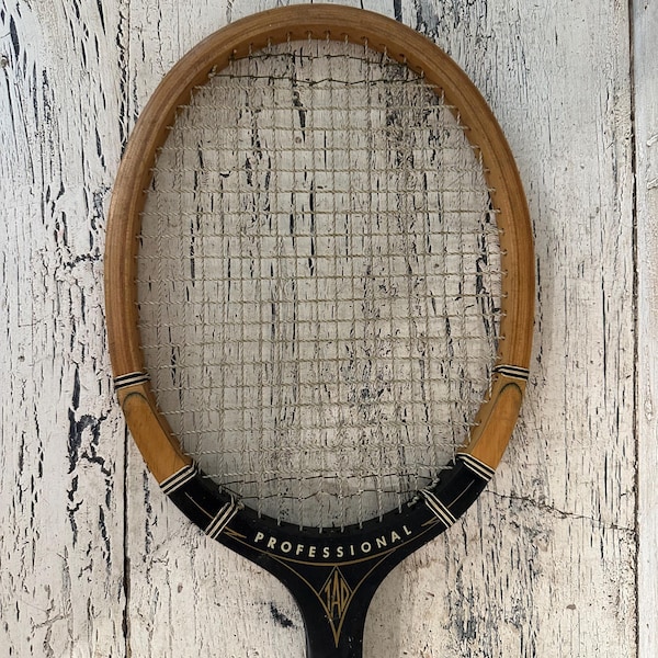 Wood Tennis Racket - Etsy