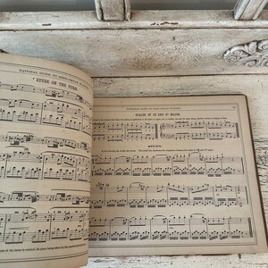 Antique Sheet Music Book 1882 the National Guide for Reed Organ Playing ...