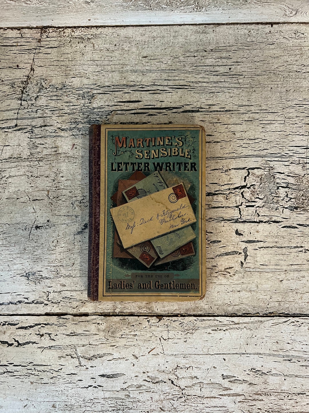 Antique Letter Writing Book Martine's Sensible Letter - Etsy
