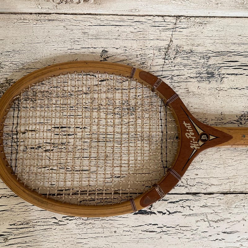 Wooden Tennis Racket - Etsy