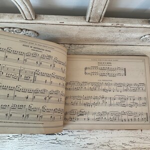 Antique Sheet Music Book 1882 the National Guide for Reed Organ Playing ...