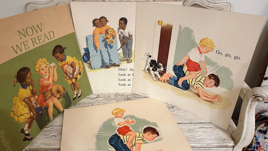 The New Basic Readers Big Book From 1965 and Now We Read Complete Set ...