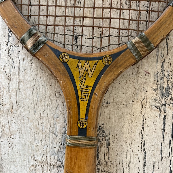 Wooden Tennis Racket - Etsy