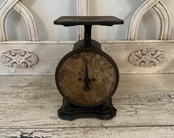 Vintage Kitchen Scale Rustic Black Scale - Etsy