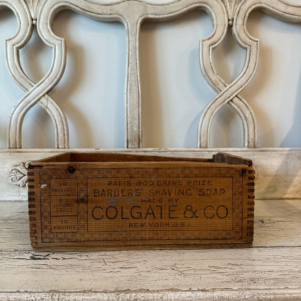 Vintage Soap Box - Etsy