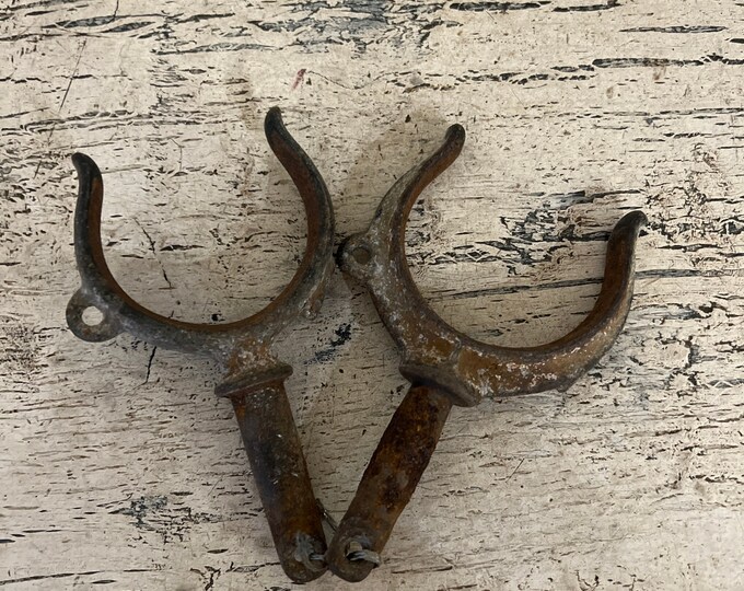 Vintage Oar Locks - Boat Hardware - Weathered Nautical Beach Decor ...