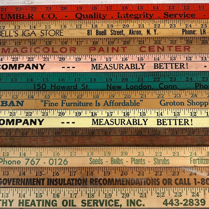 Yardsticks - Etsy