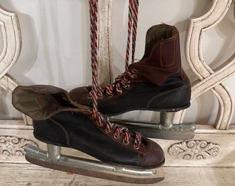 Planert 1950's Vintage / Antique Ice Skates Advertised as Racing Hockey ...
