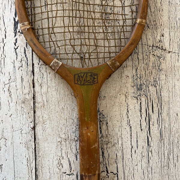 Wooden Tennis Racket - Etsy