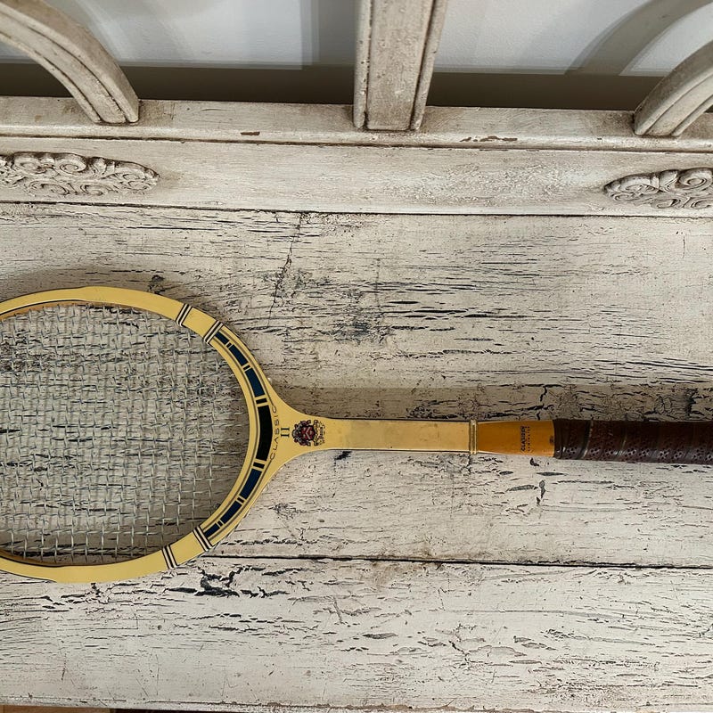 Wood Tennis Racket - Etsy