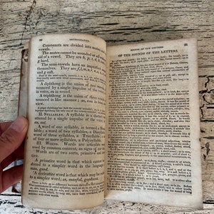 Antique English Book - English Grammar in Familiar Lectures, 1845 ...