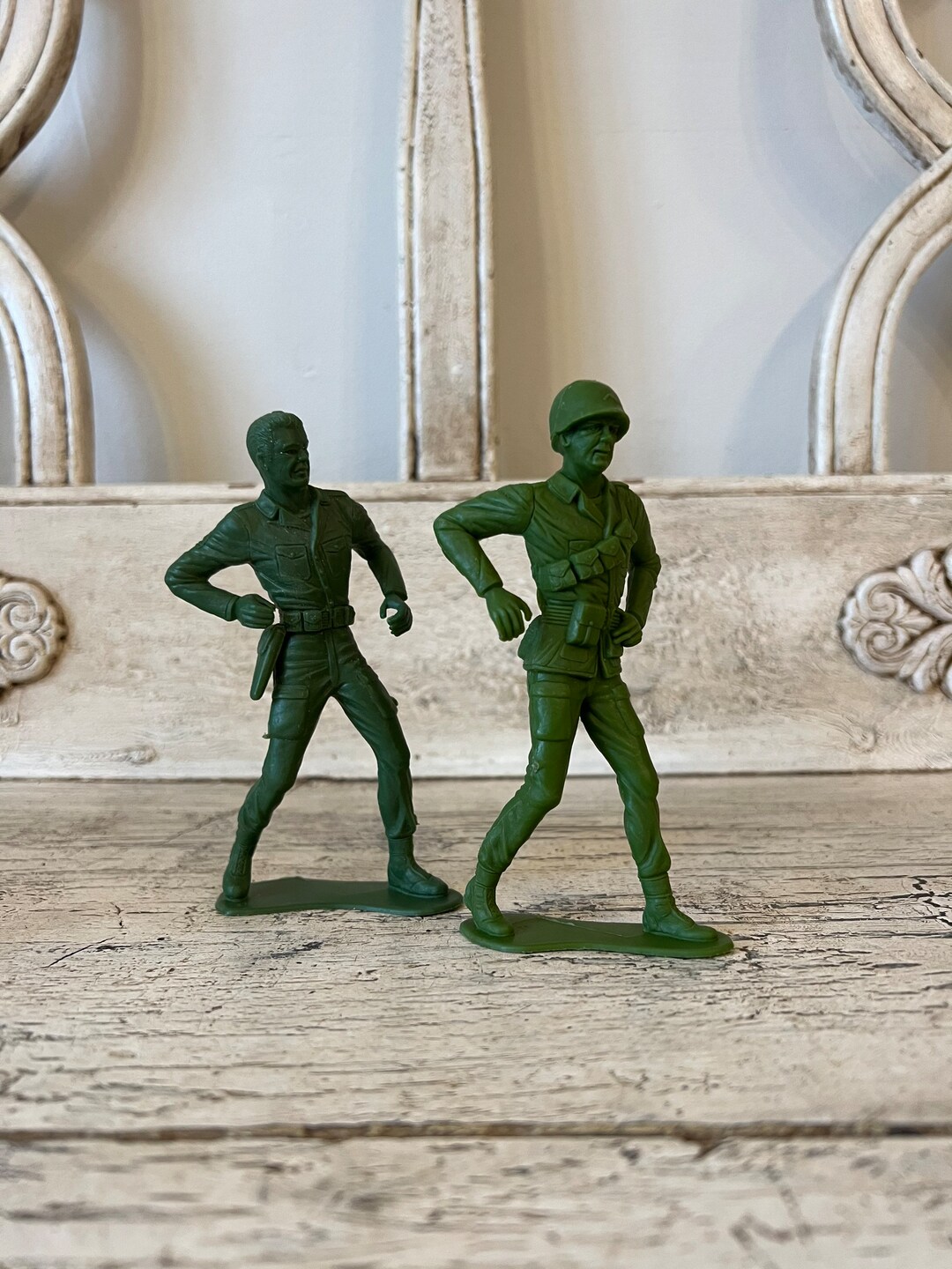 Pair of Oversized Plastic Army Men 5 Inches Tall 1960s Army Toys - Etsy