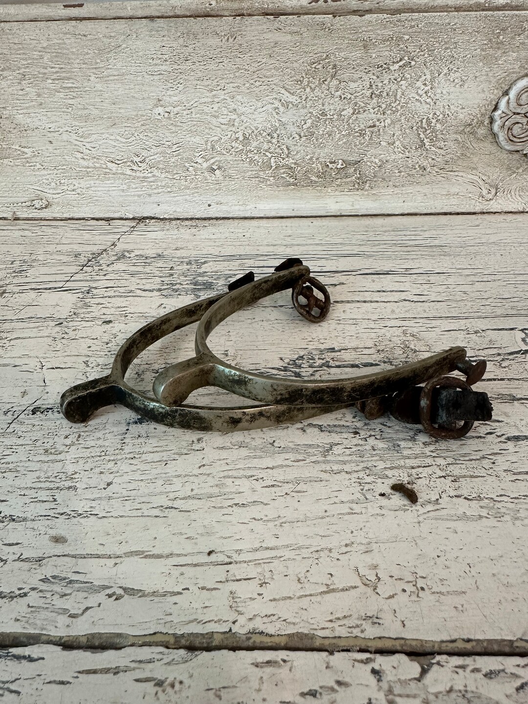 Vintage Ranch Cowboy Cowgirl Decor - Rustic Spurs and Stirrup ...