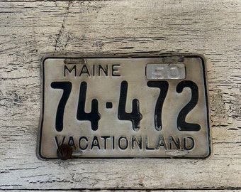 Choice of Maine License Plate Original Old 1980s 1990s Maine Lobster ...