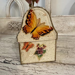 Vintage Dome Top Lunch Box - Retro 1980s Decoupage Project - No Thermos ...