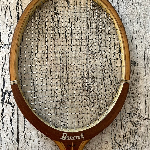 Wooden Tennis Racket - Etsy