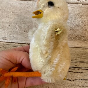 Vintage Steiff Chick With One Original Tag Mohair Baby Chicken Well ...