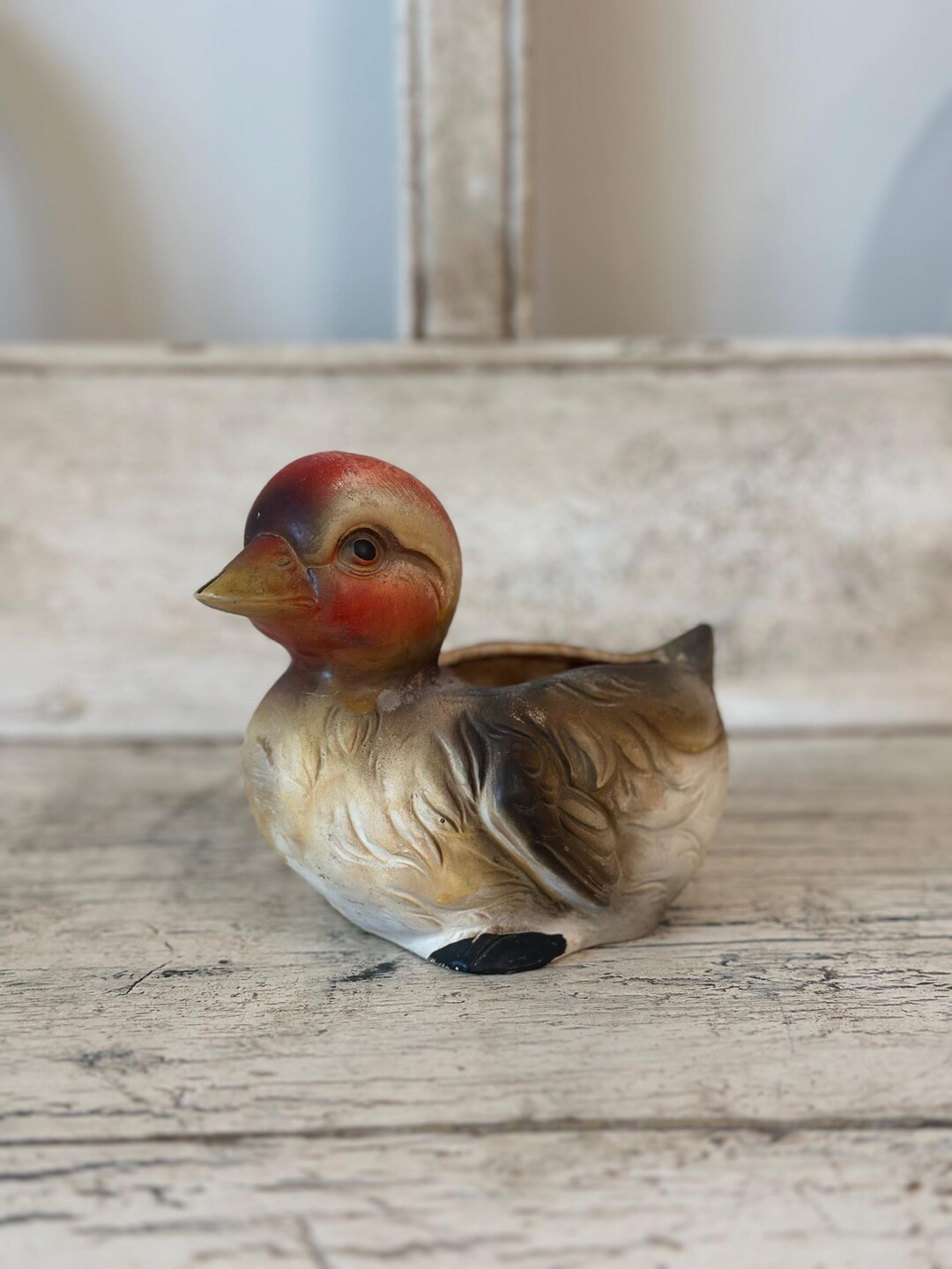 Vintage Duck Planter - Small, Colorful Duck Planter - Mid Century - Etsy