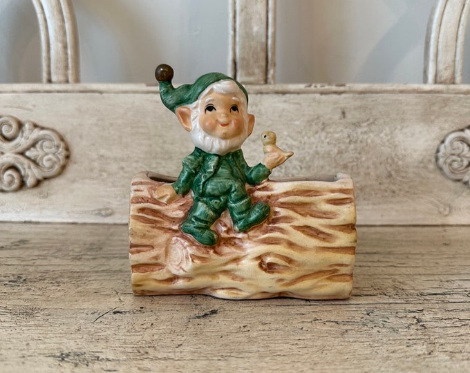 Ceramic Elf Planter - Retro 60s Kitsch - Ceramic Elf Figurine/planter ...
