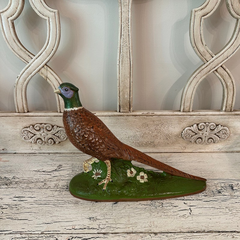 Ceramic Pheasant Figurine - Etsy
