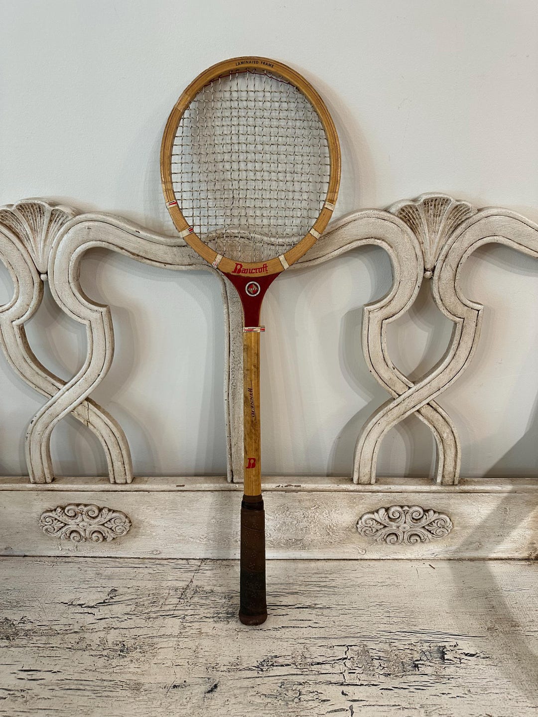 Vintage Wooden Squash Racket - Rustic Squash Racket for Decor - Etsy