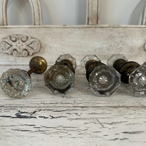 Vintage Glass Door Knob Lot - Etsy