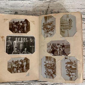 Antique Italian Photo Album From 1920's - Military, Family - History - Etsy