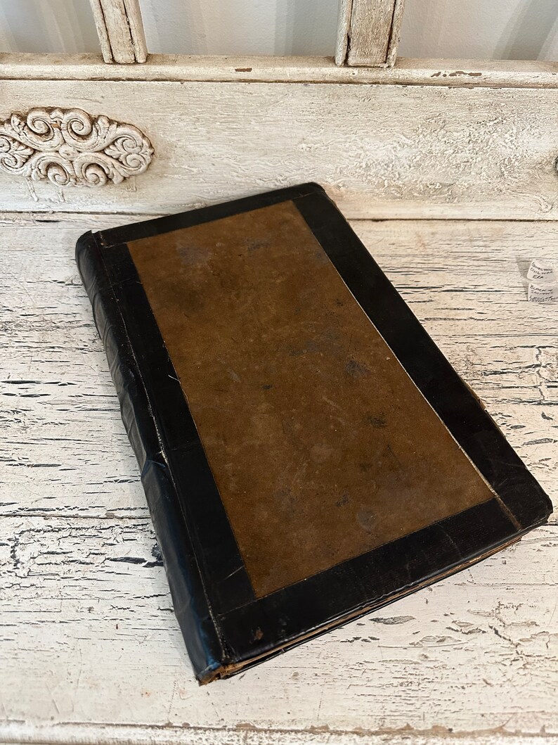 Antique Ledger - 1860's - Black Smith's Ledger - Civil War Era ...