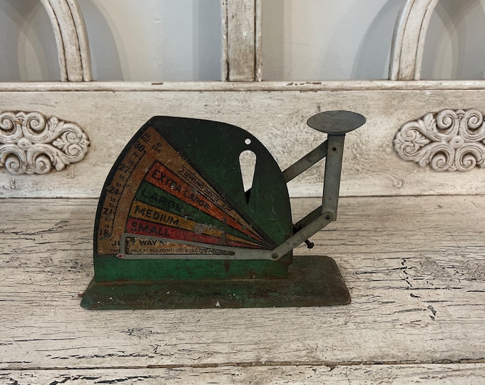 Vintage Egg Scale - Egg Grading Scale - Rusty and Rustic - Etsy