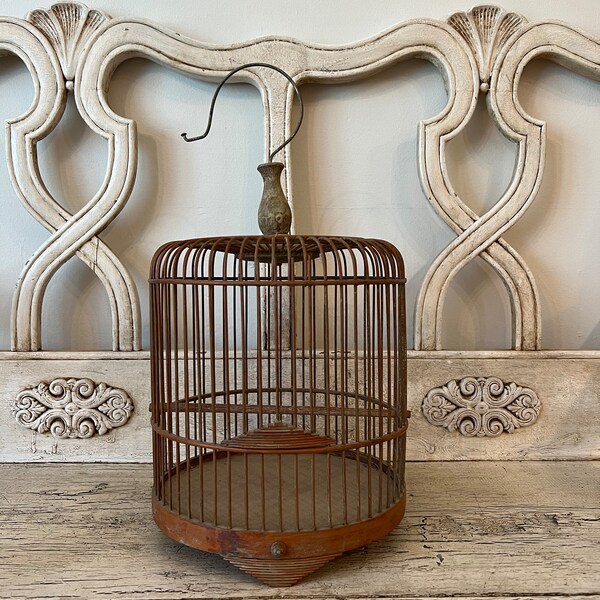 Antique Bird Cage - Etsy