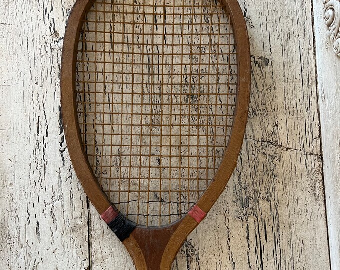 Antique Wooden Tennis Racket - Beautiful, 1920s Star Tennis Racket - Etsy