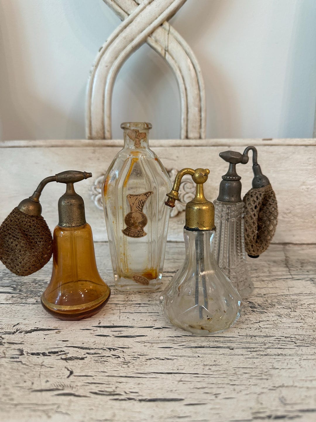 Instant Collection of Antique Perfume Atomizers and Bottles - Pretty ...