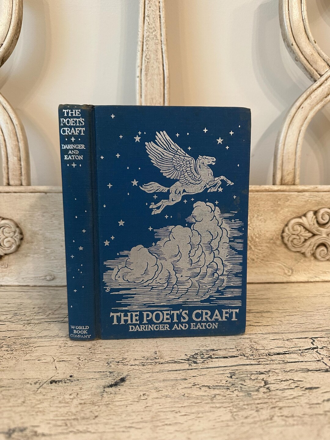 Vintage Book on Poetry the Poet's Craft Pretty Blue and Silver Cover ...