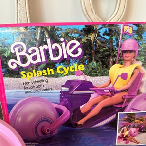 Vintage Barbie Splash Cycle - Nice Condition - Mostly Complete - Etsy